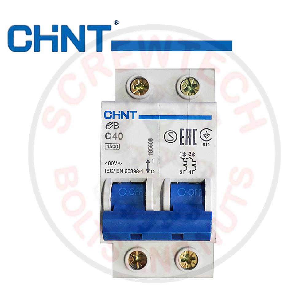 ChiNT Miniature Circuit Breaker(MCB) EB C40 | Lazada PH