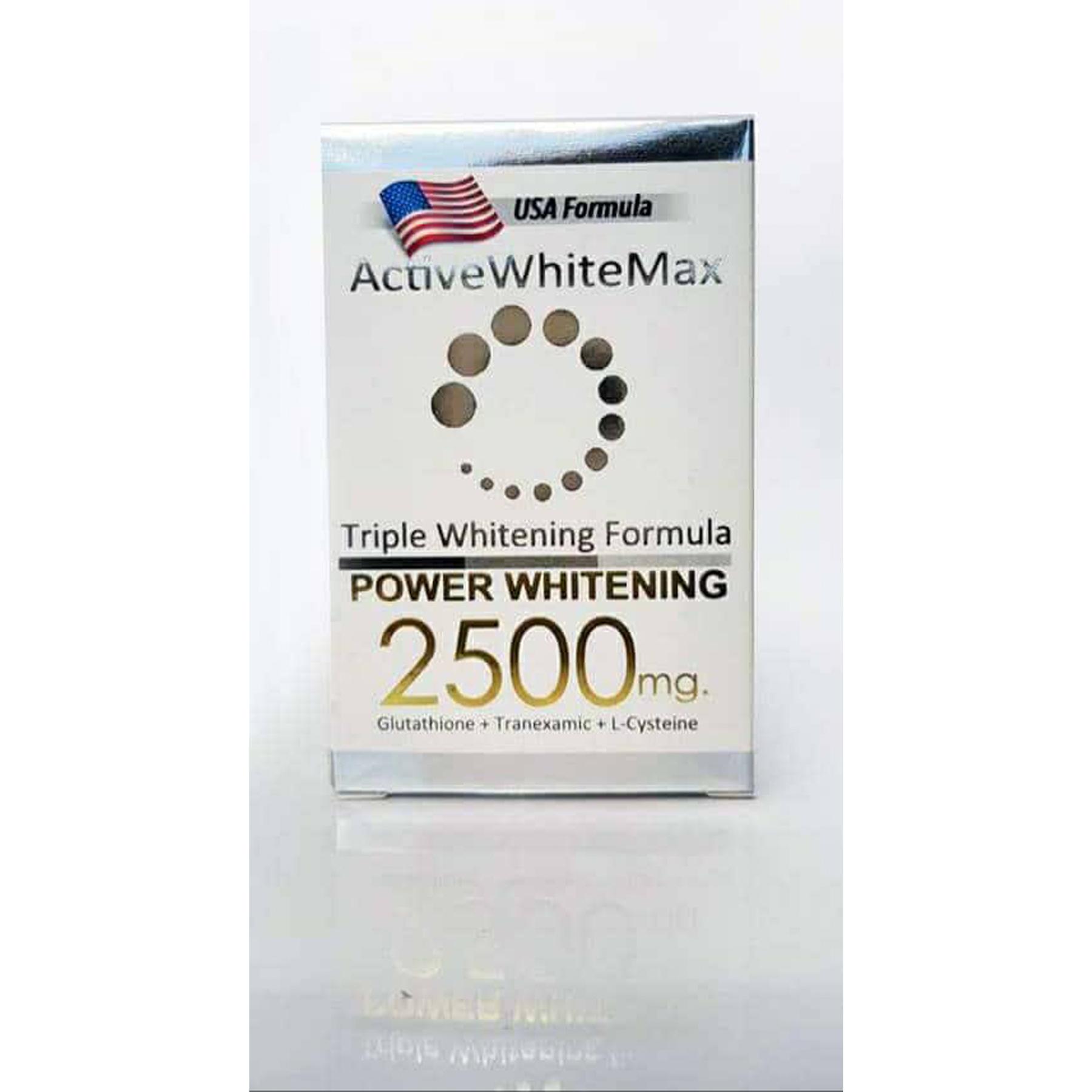 Active White Max Triple Whitening Glutathione 2500mg Skin Whitening ...