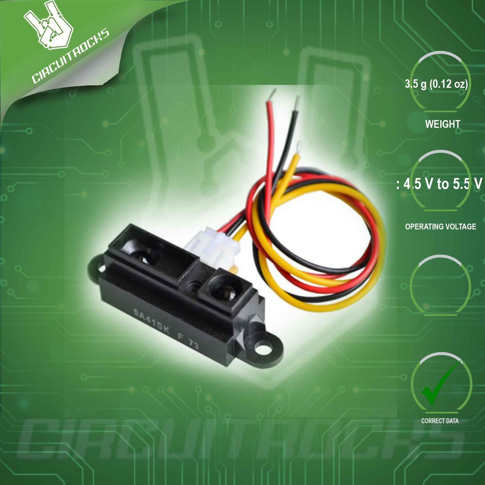 Circuitrocks Sharp GP2Y0A41SK0F Analog Distance Sensor 4-30cm | Lazada PH