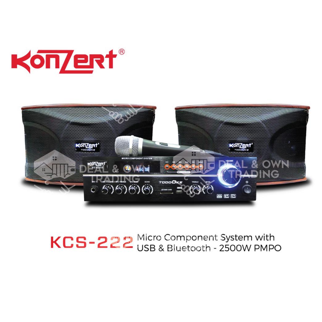 Konzert KCS-222 Micro Component System with USB & SD, FM Radio ...