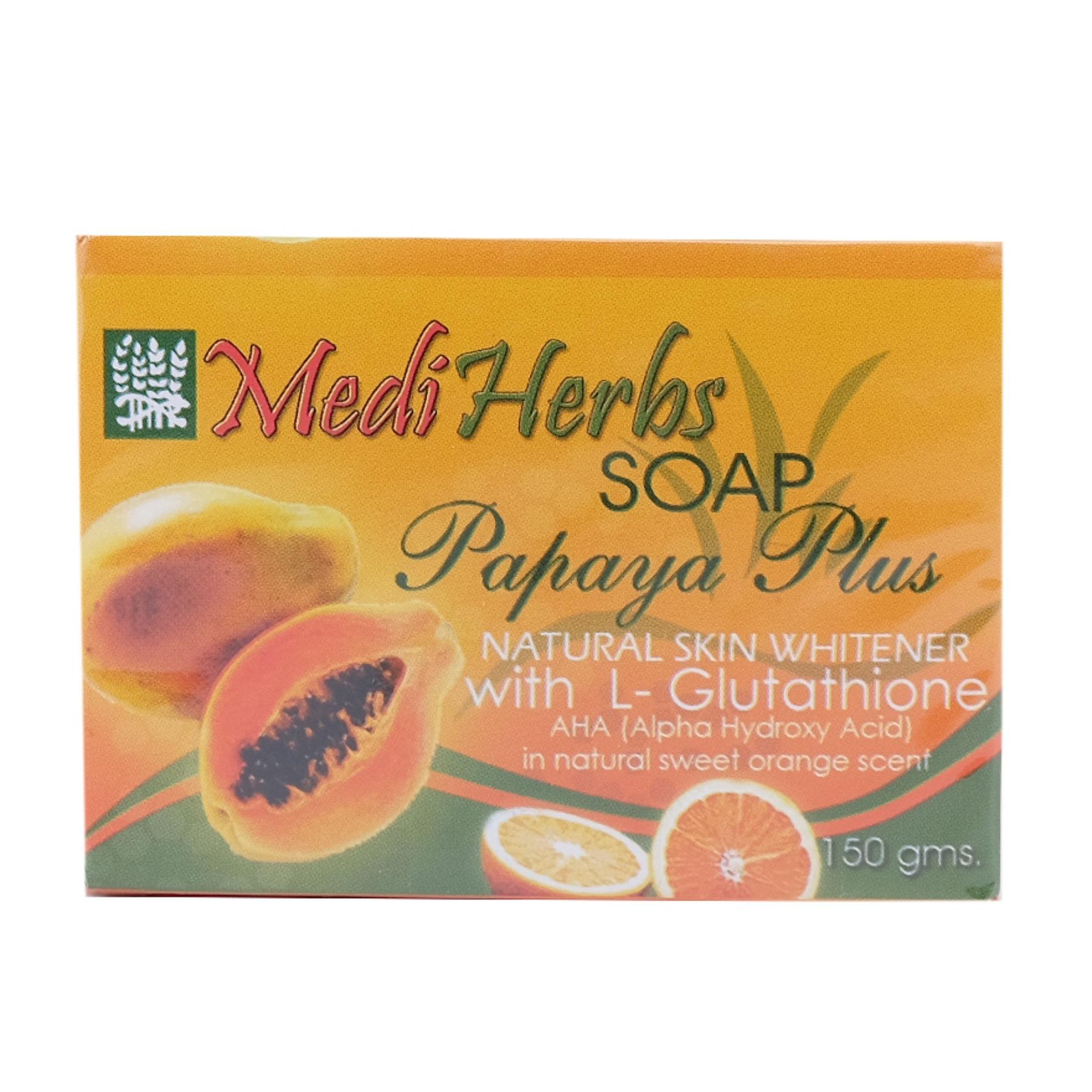 MEDIHERBS Herbal Soap Papaya 150g | Lazada PH