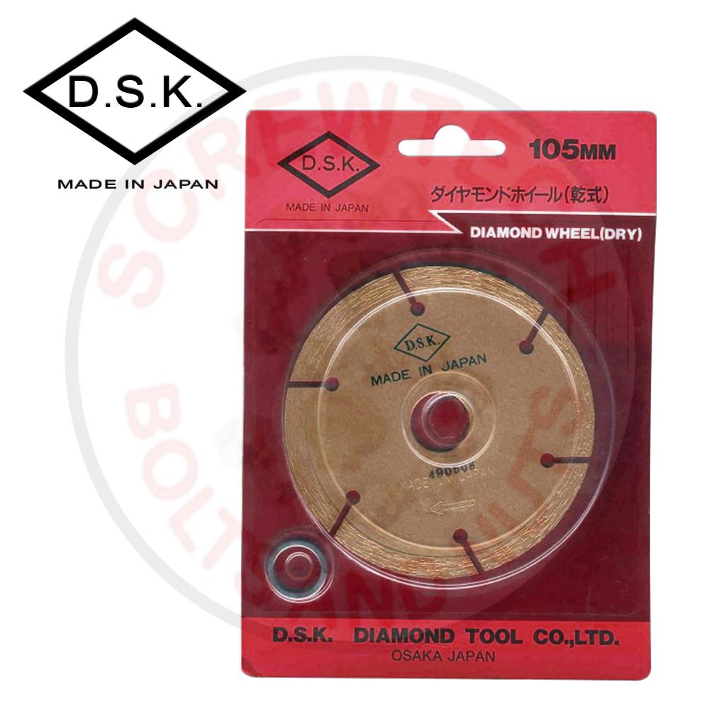 Dsk Diamond Cutting Wheel (Dry) 105mm / 4'' | Lazada PH