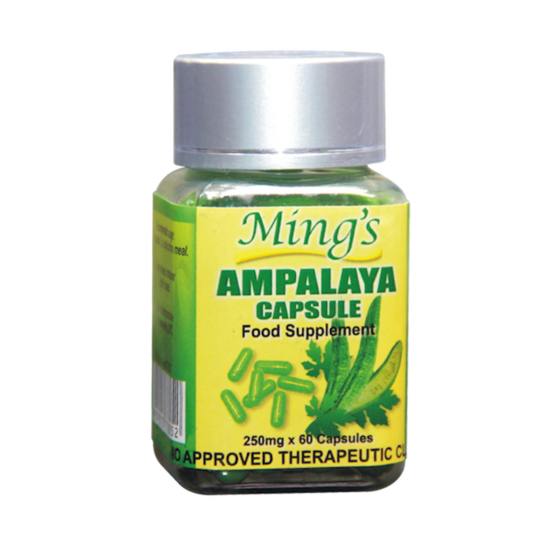 Ming's Ampalaya, Softgel Capsule, 250 mg x 60 capsules, 1 bottle ...