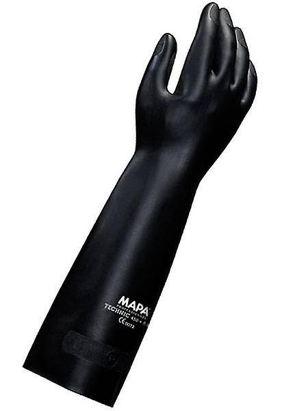 MAPA Technic 450 Neoprene and Natural Latex Glove, Chemical Resistant ...