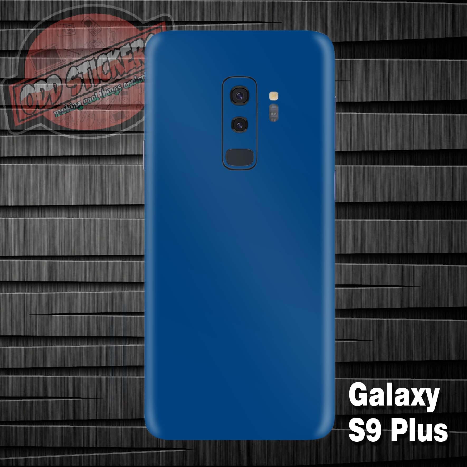 OddStickers Premium Matte Blue Skin Cover for Samsung Galaxy S9 plus ...
