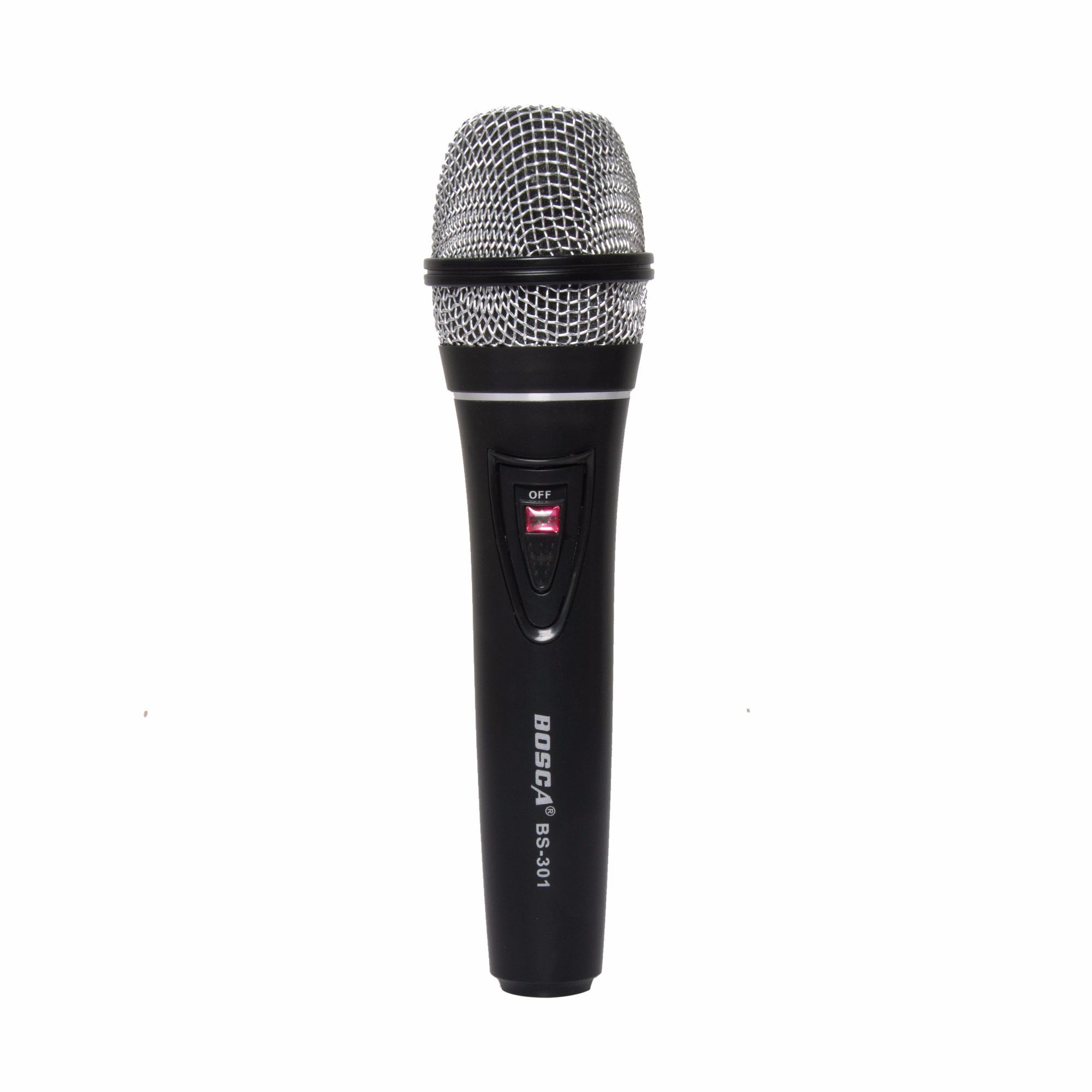 Bosca BS-301Professional Dynamic Microphone (Black/Silver) | Lazada PH