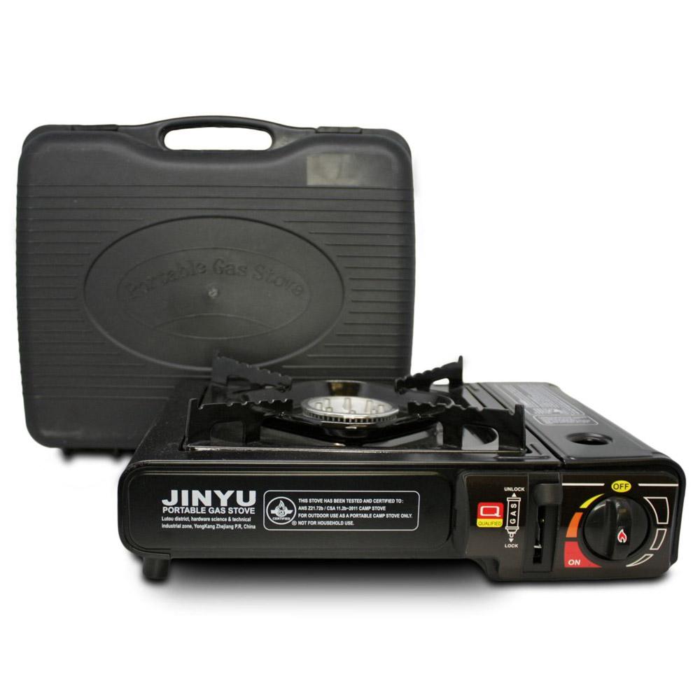 2-in-1 Portable Gas Stove Mini Camping Gas Stove (Black) | Lazada PH