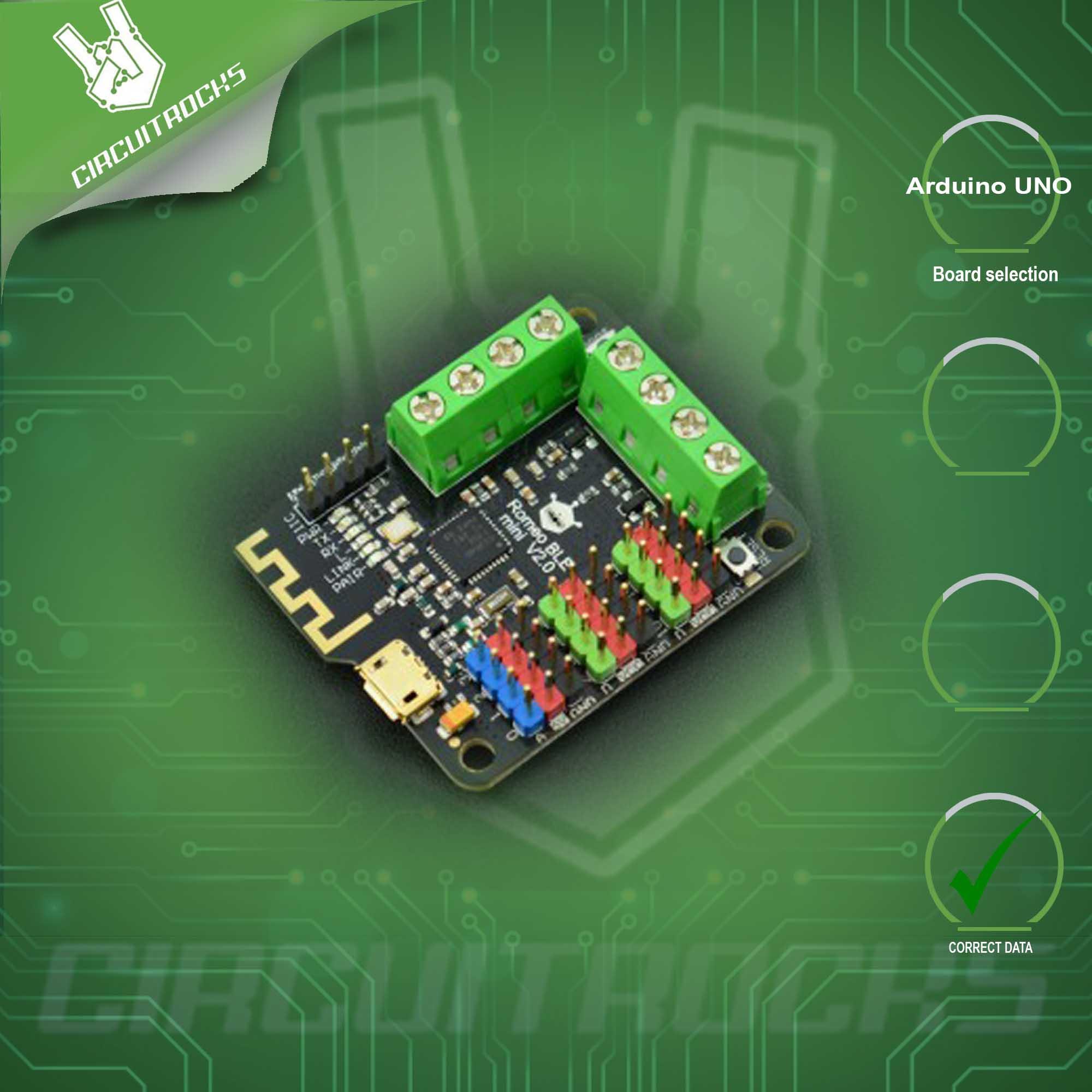 Romeo BLE Mini Small Arduino Robot Control Board with Bluetooth 4.0 ...