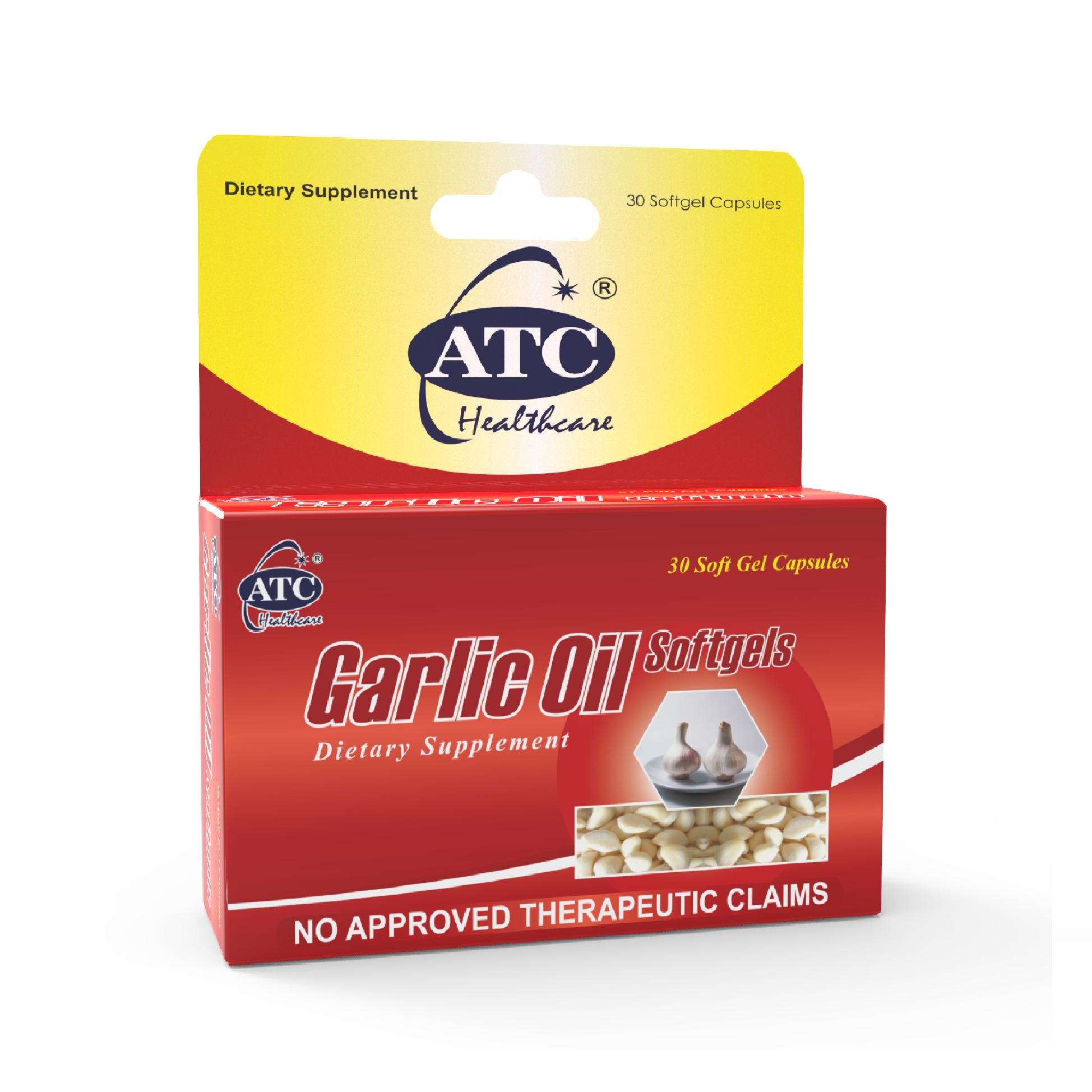ATC Garlic Oil 500mg × 30's (1 box) | Lazada PH