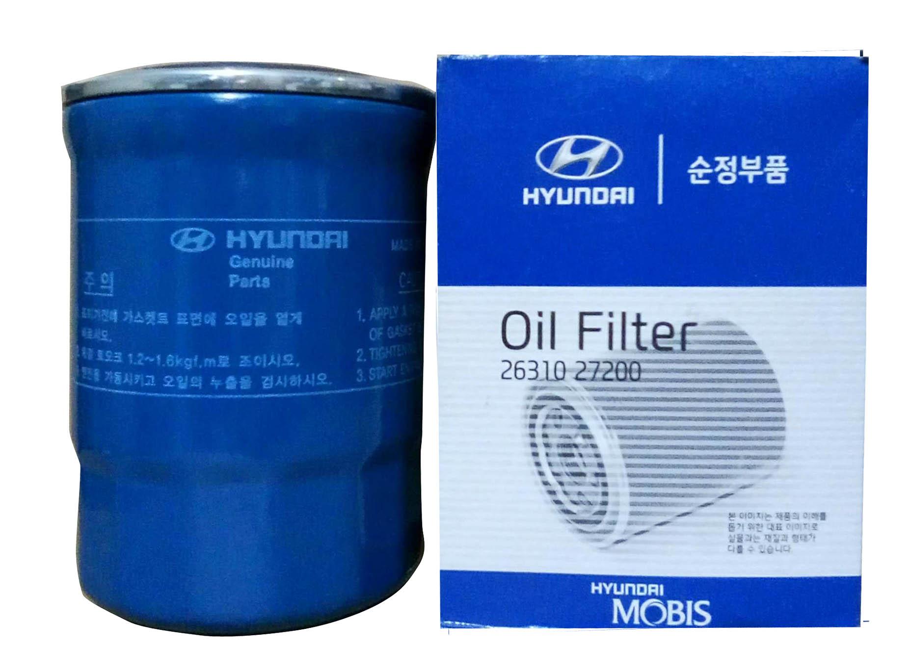 Hyundai Mobis 26310-27200 Oil Filter for Hyundai Tucson (2004-2010 ...