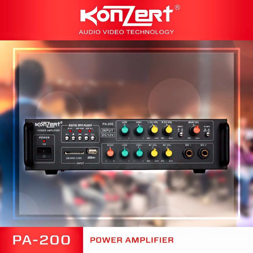 KONZERT PA Amplifier PA-200 | Lazada PH