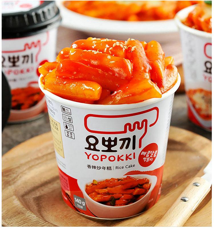 Korea Yopokki Sweet Spicy Topokki Rice Cake Cup 140g | Lazada PH