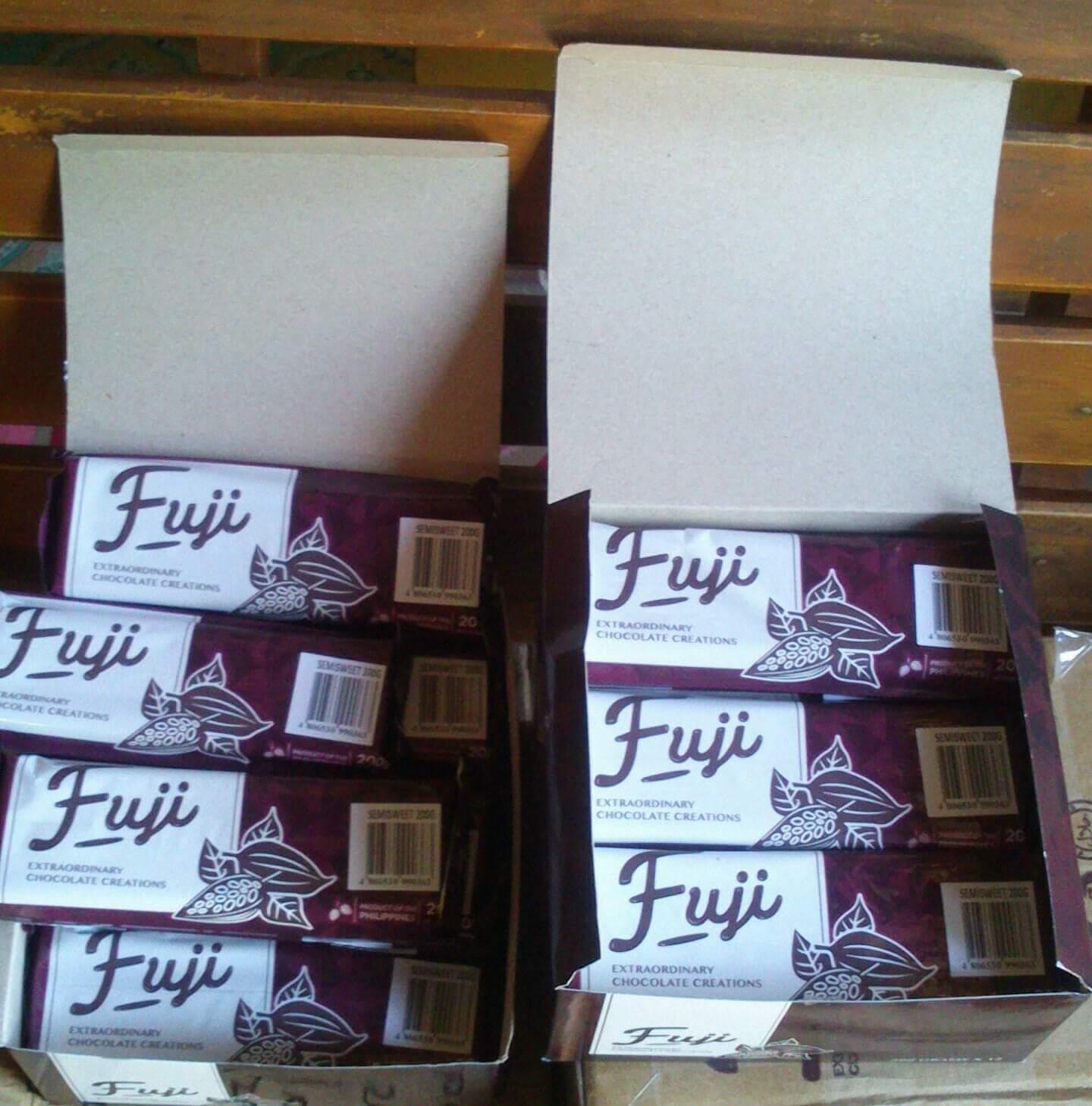 Fuji Chocolate Semi Sweet 200grams 1box 12pcs | Lazada PH