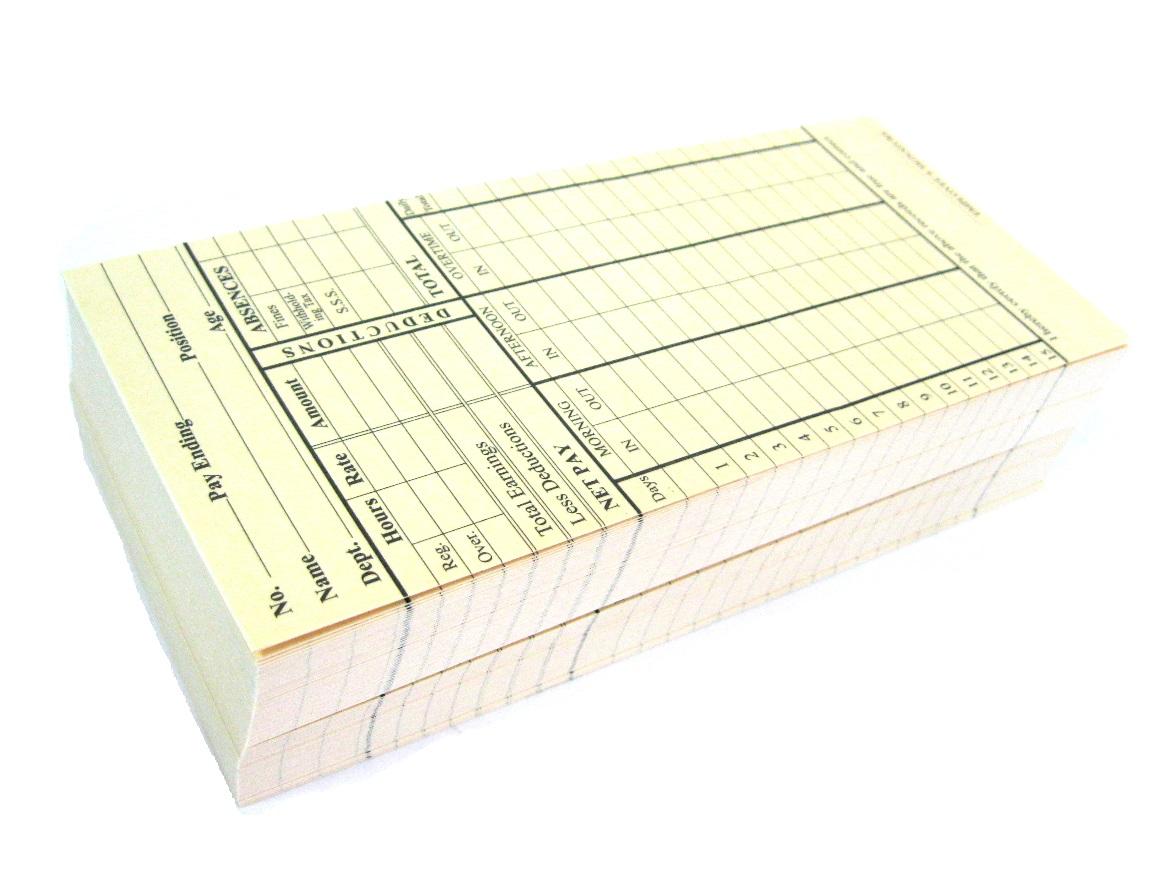 100pcs Daily Time Card Record | Lazada PH