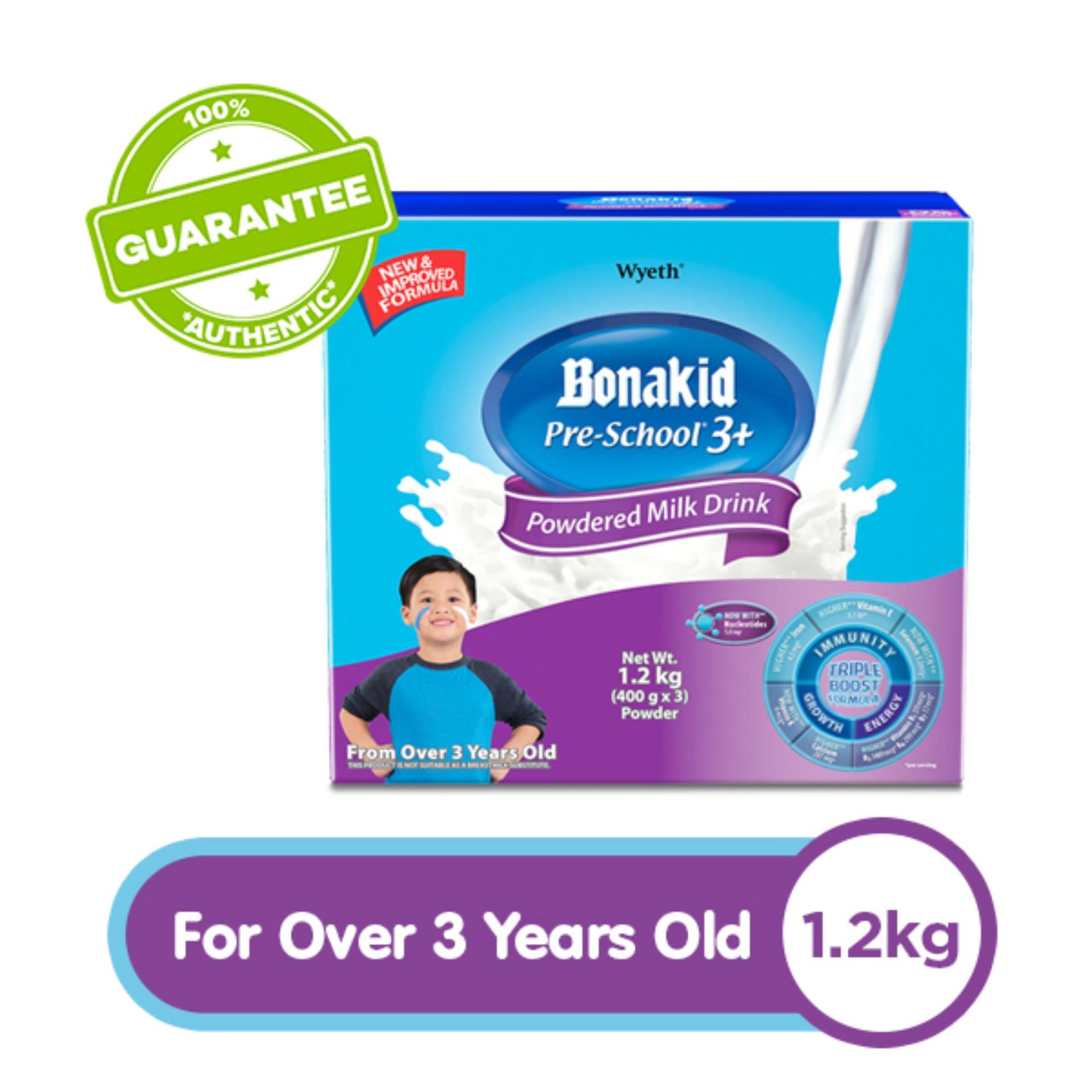 Wyeth® BONAKID PRE-SCHOOL® 3+ Stage 4 Powdered Milk Drink for Children ...