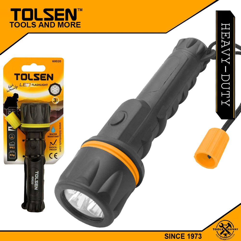 Tolsen LED Flashlight High Intensity (3LED) 60020 | Lazada PH