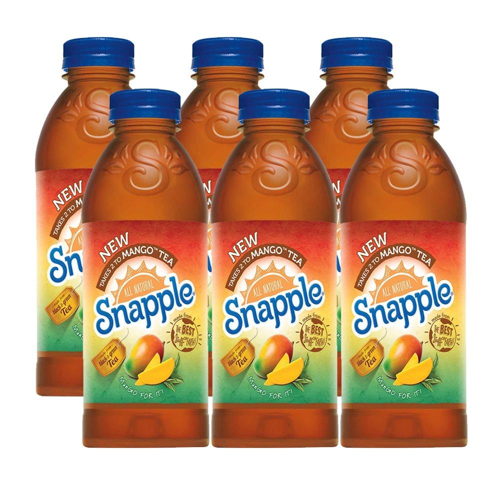 Snapple All Natural Mango Madness Tea 6 Pack (591.4ml per pack) | Lazada PH
