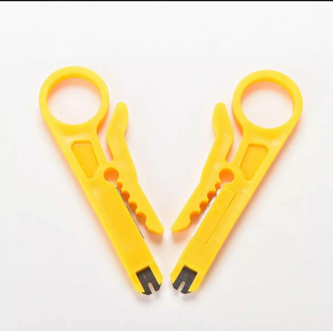 (2pcs) Network Connection Wire Punch Down Cutter Stripper For RJ45 ...
