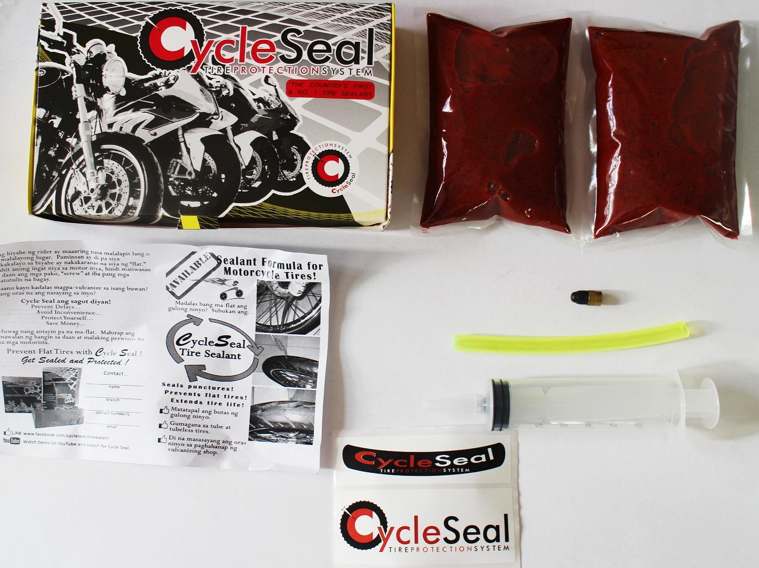 ORIGINAL CYCLE SEAL TIRE PROTECTION SYSTEM WITH D.I.Y. COMPLETE KIT ...