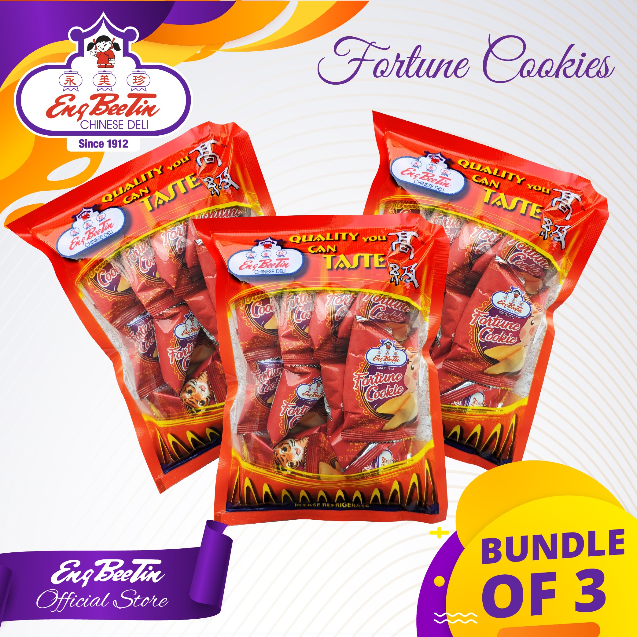 Eng Bee Tin Fortune Cookies Bundle of 3 | Lazada PH