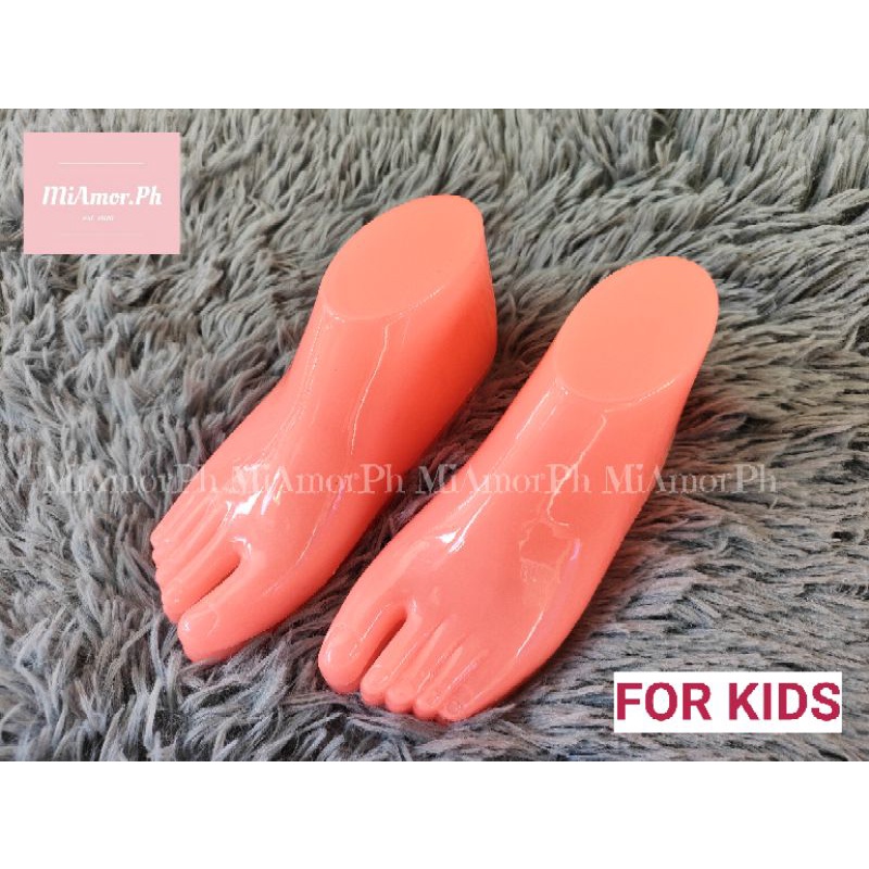[PAIR] CHILD FEET MANNEQUIN PLASTIC FORMS FOOT FOR KIDS UNISEX | Lazada PH