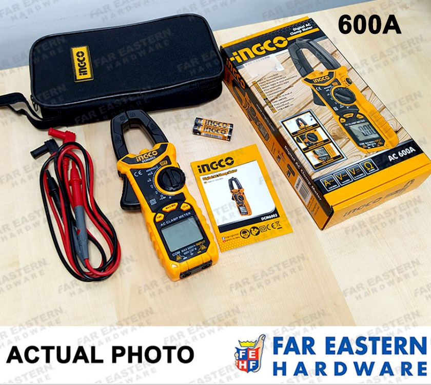 INGCO Digital Clamp Multimeter Tester AC 200A | 600A INMT | Lazada PH