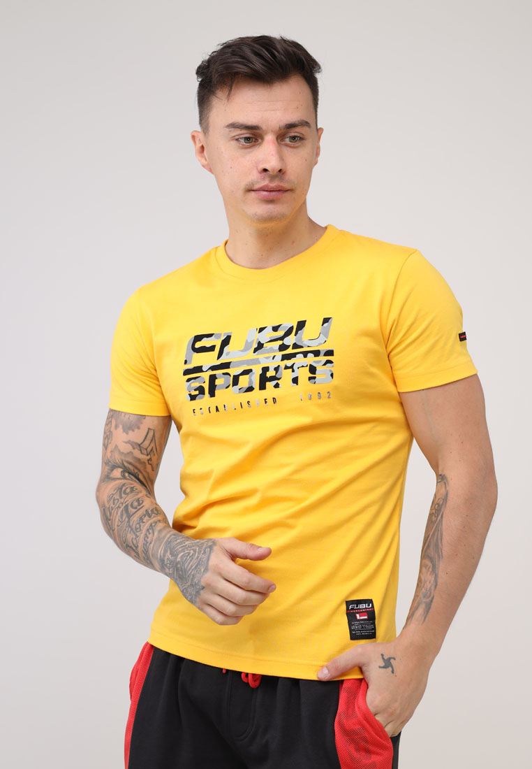 Fubu Round Neck Muscle Fit FBT01B-2785 (S.Yellow) | Lazada PH