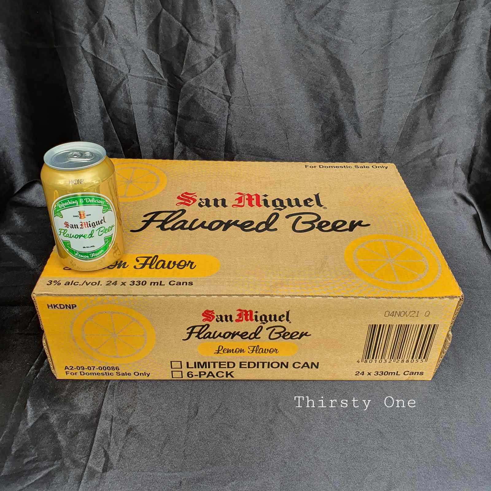 SAN MIGUEL FLAVORED BEER LEMON 1 BOX (24 CANS) | Lazada PH