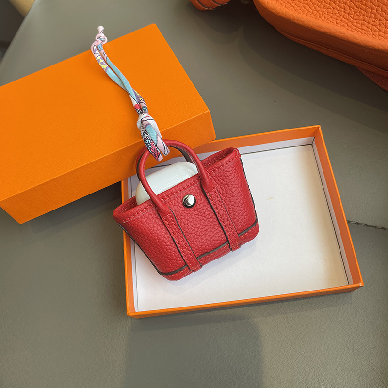 Pendant Lovely Headset Bag Pendant Leather Lipstick Car Key Chain ...