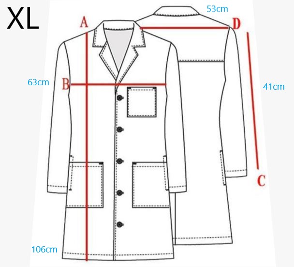 Lab Coat White | Laboratory Gown White 3/4 Sleeves | Lab Gown | Lazada PH