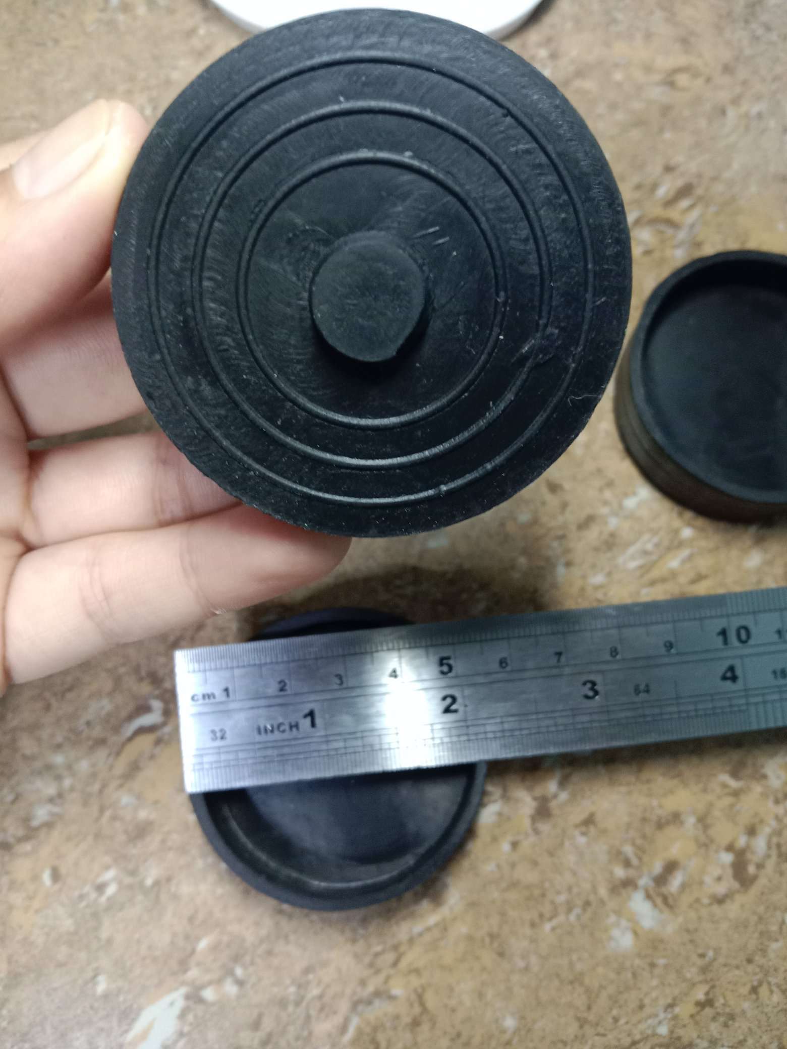 2 inches (50MM) inner diameter TONGKIL with GLASS STOPPER END CAP ...