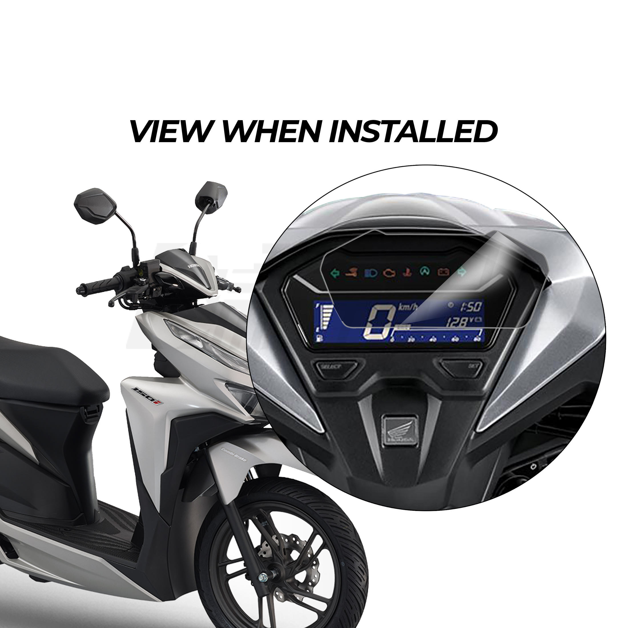 Panel Gauge Protector Garnish for Honda Click 125i V2/150i V2 Game ...