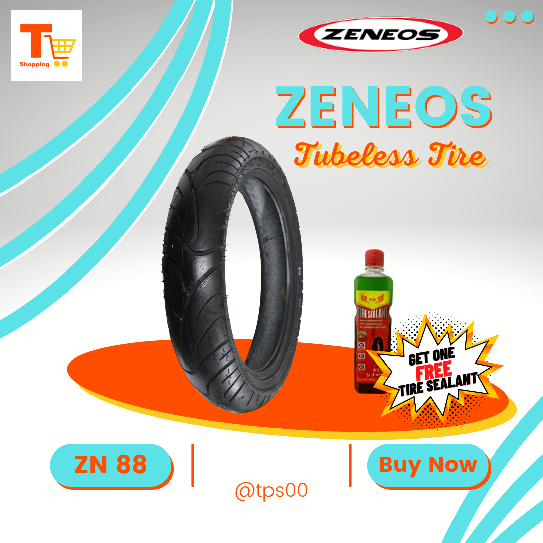 ZENEOS ZN88 MOTORCYCLE TUBELESS TIRE BY 14" TL (9414-019/020/021/022 ...
