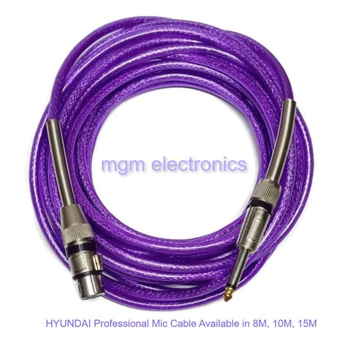 Hyundai Professional Microphone Cable 8M/10M/15M HEAVY DUTY MIC WIRE ...