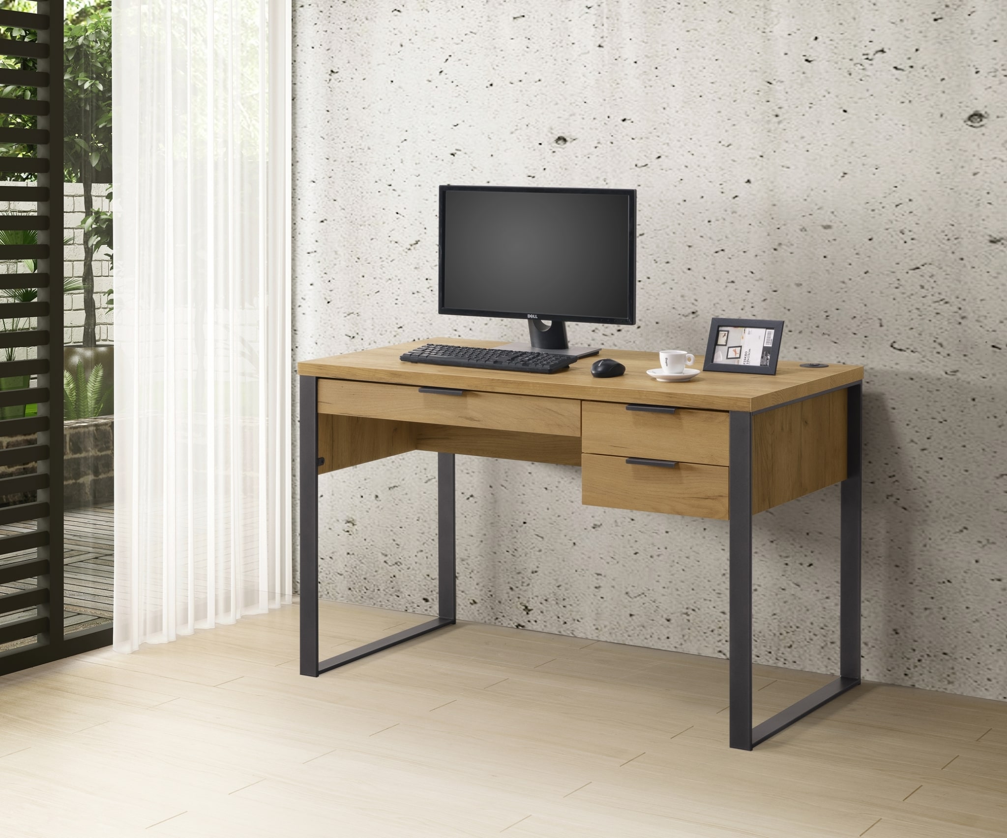 Wooden Study Table Office Table Computer Table Bedroom Desk High ...