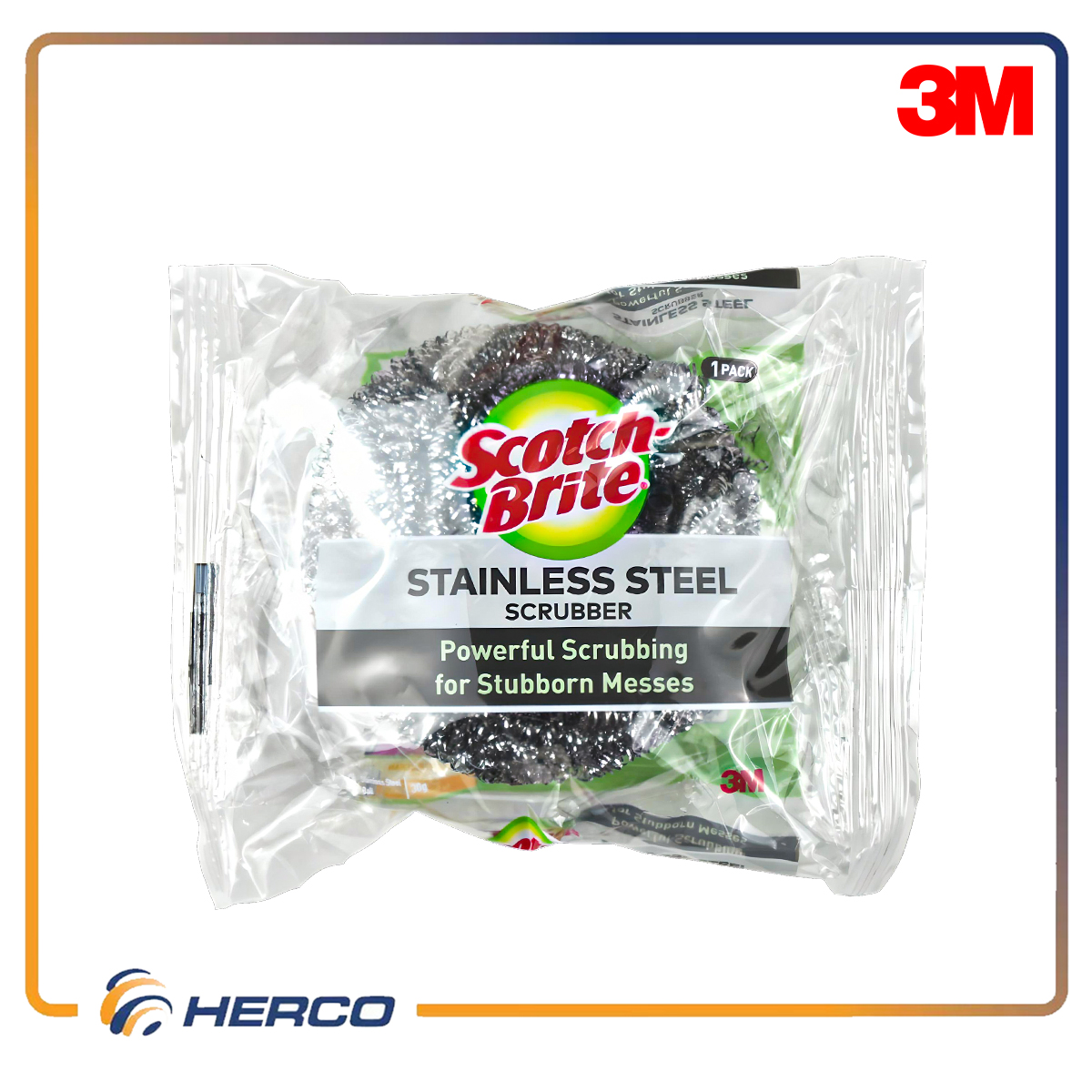 3M Scotch Brite Stainless Steel Scrubber 30g | Lazada PH