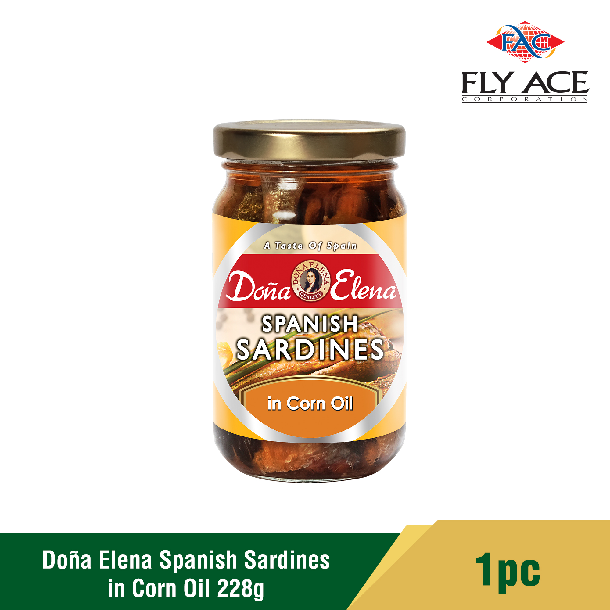 Doña Elena Spanish Sardines in Corn Oil 228g | Lazada PH