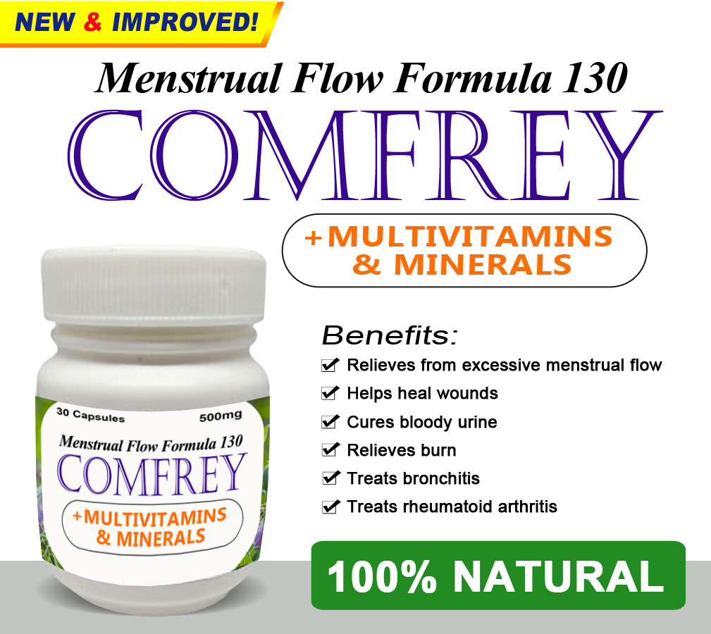 MENSTRUAL FLOW FORMULA 130 COMFREY CAPSULES (MAIN) | Lazada PH
