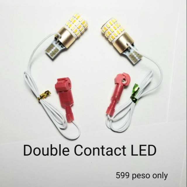 Double Contact LED light Dual Mode Two color Daytime Park light Turn ...