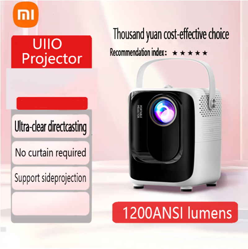 Xiaomi mijia Portable Mini Projector 【Free tripod + screen】5G Portable ...