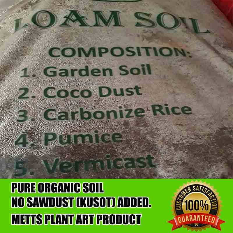 PURE 10 KG LOAM SOIL, SOILMIX WITH VERMICAST, COMPOST, AND CARBONIZED ...