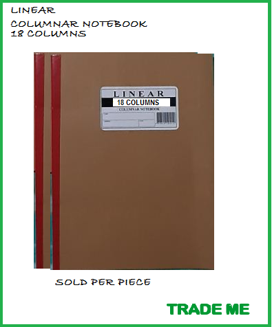 LINEAR COLUMNAR NOTEBOOK 18 COLUMNS-SOLD PER PIECE | Lazada PH