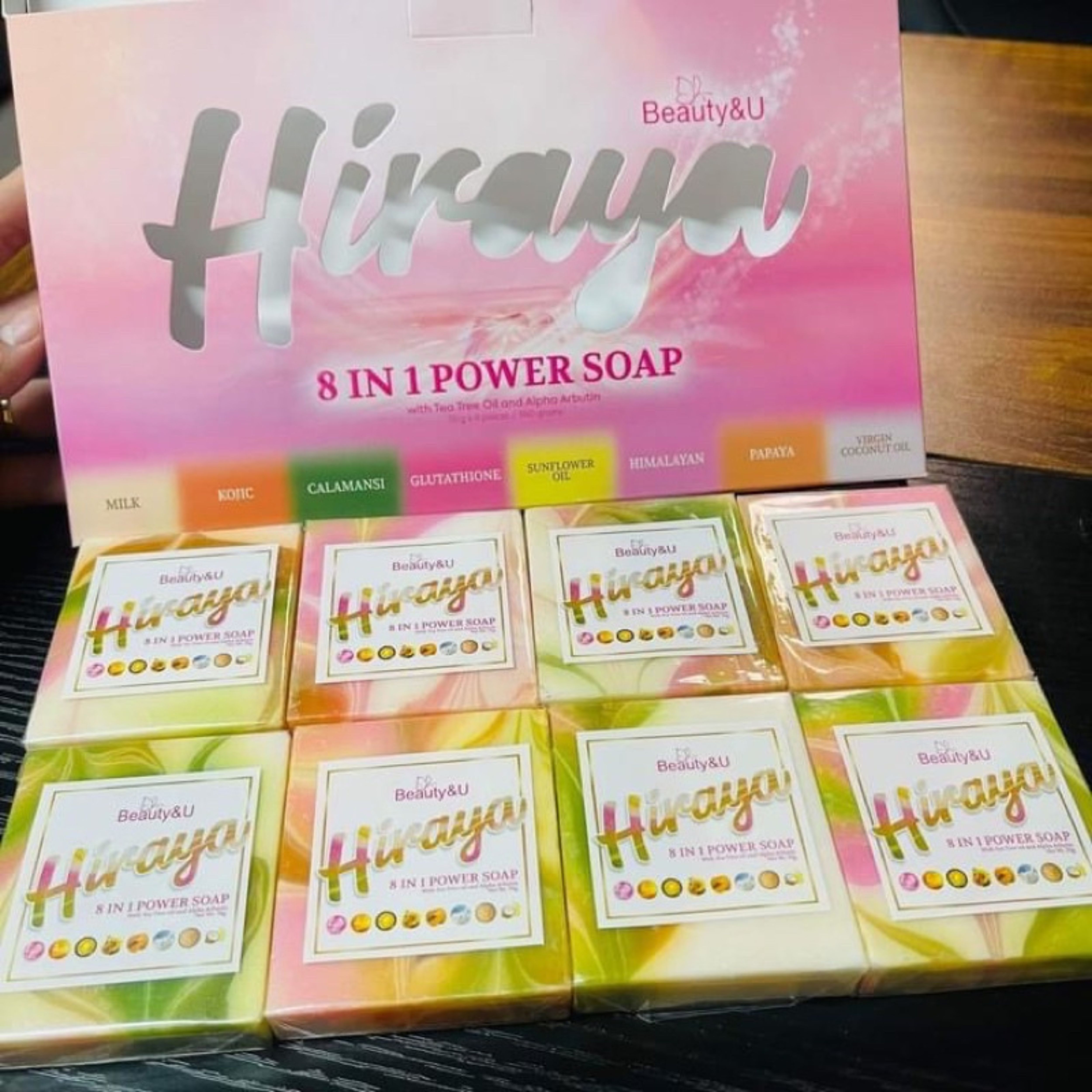 Hiraya 8 in 1 Power Soap by Beauty&U (8pcs soap per box) AVAILABLE ALSO ...