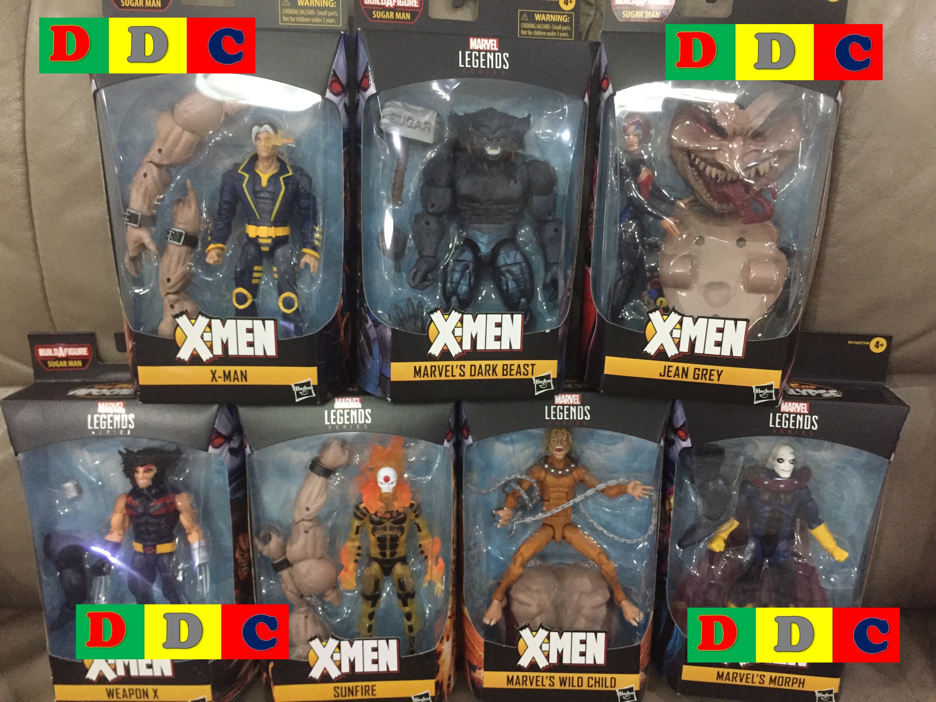 SUGARMAN BAF WAVE MARVEL LEGENDS XMEN WAVE SET OF 7 ACTION FIGURES ...