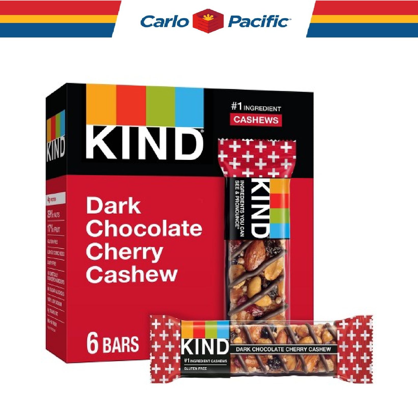 Kind Healthy Snacks Dark Chocolate Cherry Cashew 6 Bars | Lazada PH