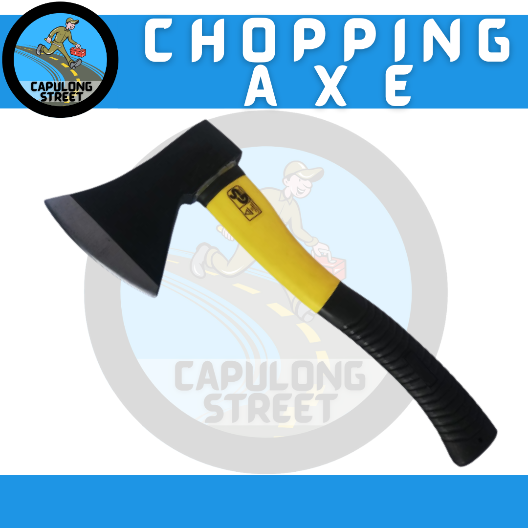 Capulong Street Chopping Axe With Contoured Rubber-Like Handle Durable ...