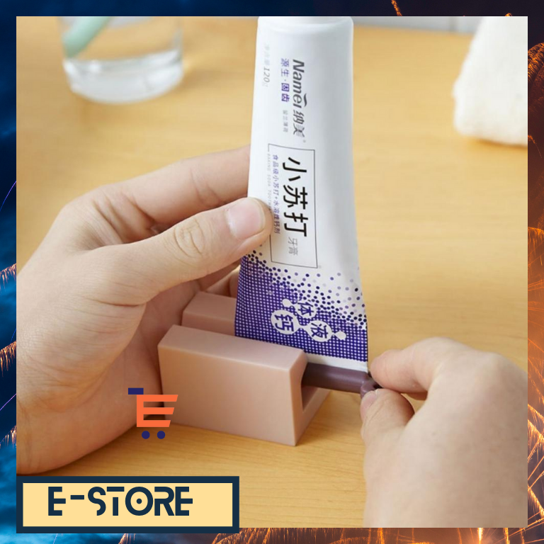 E-STORE Toothpaste Holder Manual Rolling Tube Toothpaste Squeezer ...