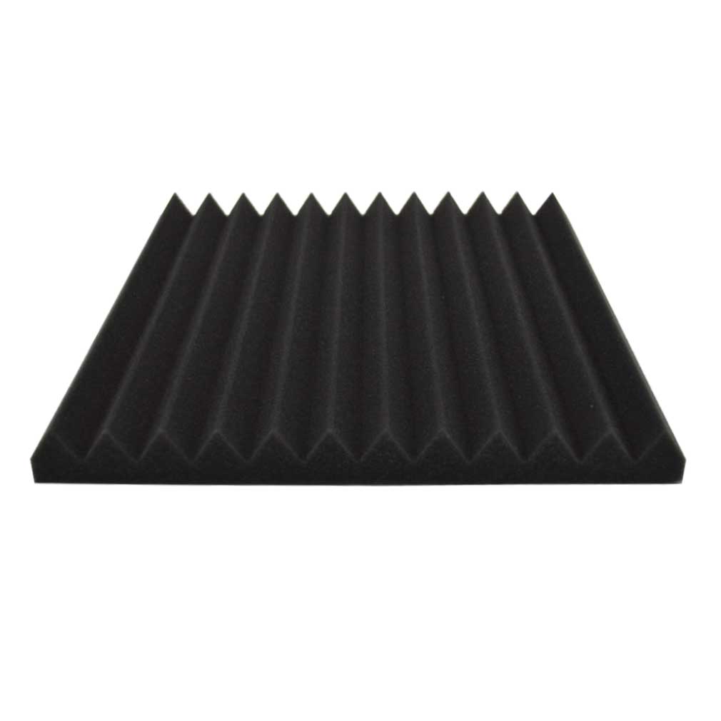 BEIYIN 12 Pcs Wedge Acoustic Foam Panels Soundproofing Wall Recording ...