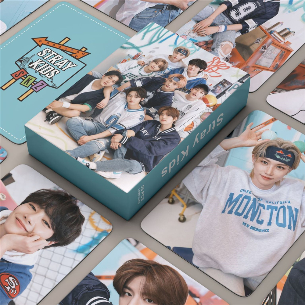 55Pcs/Box Stray Kids Photocards The Sound Photocard Mini World Album ...