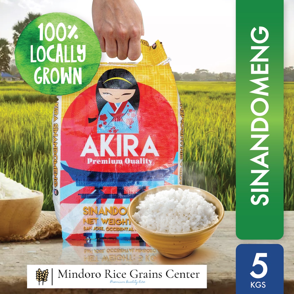 5kg Akira Premium Well Milled Sinandomeng Rice | 100% Local Rice from ...